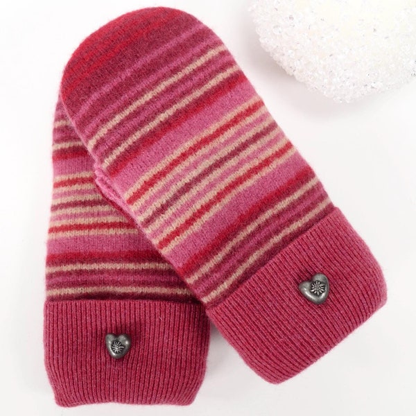 Pink Mittens - Etsy