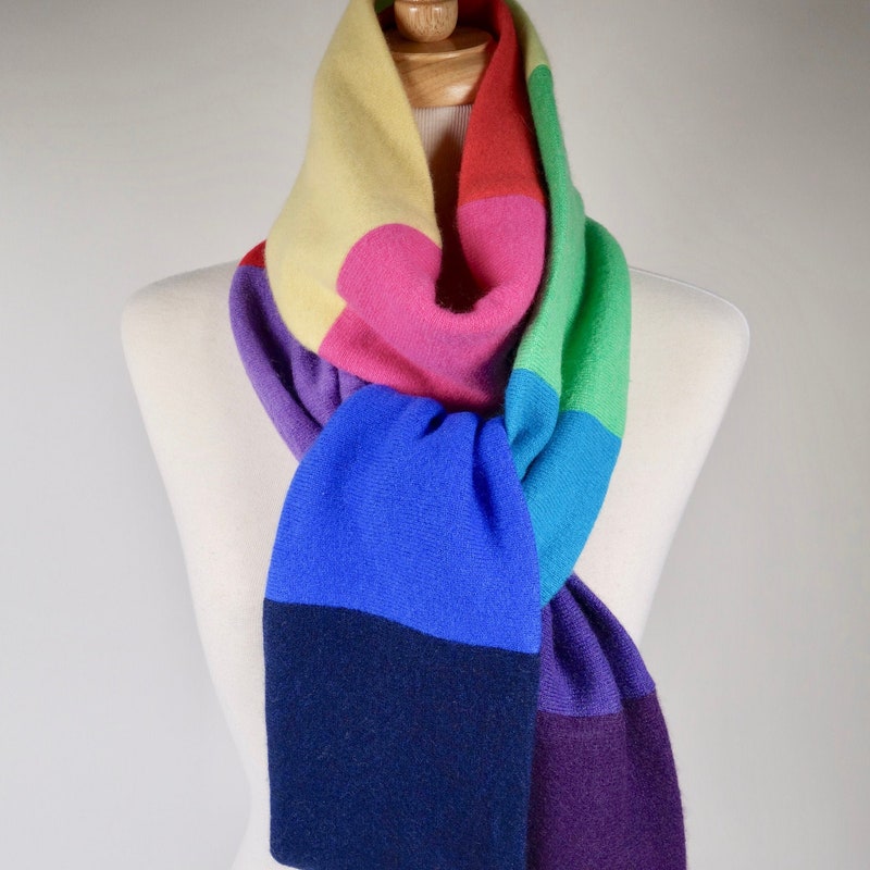 Upcycled Scarf - Etsy