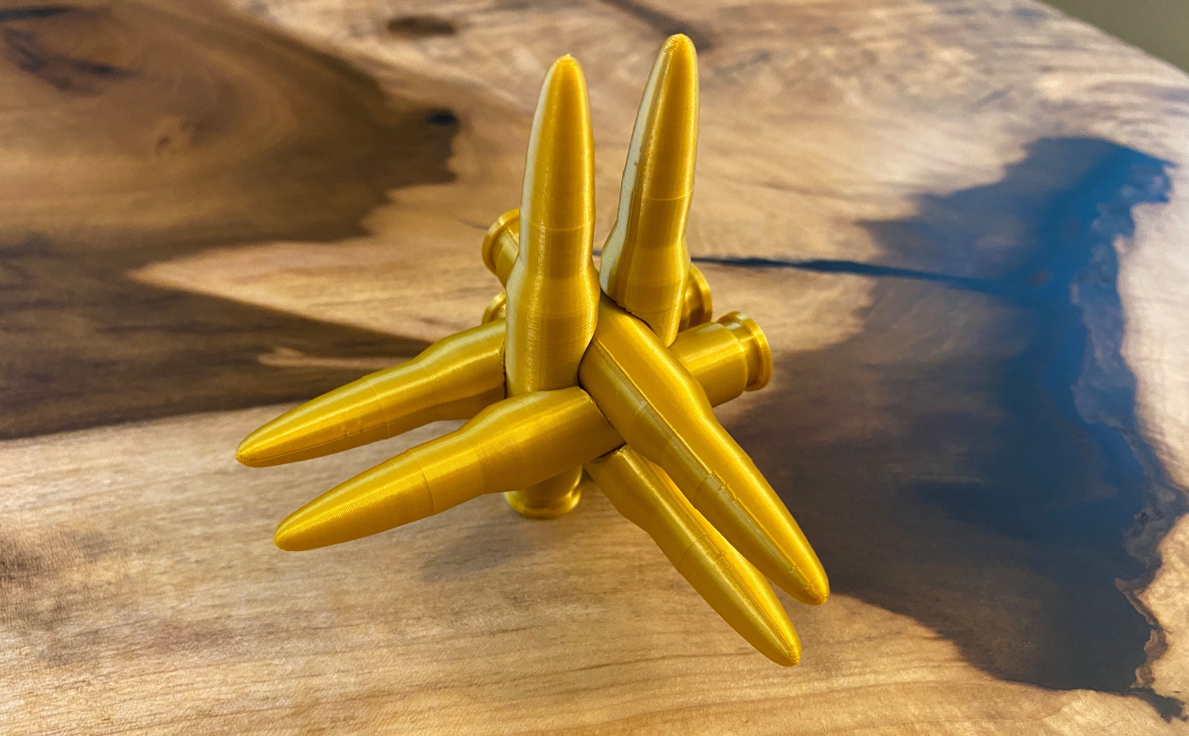 Bullet Burr Puzzle Combo Set 2 Puzzles Six Interlocking - Etsy