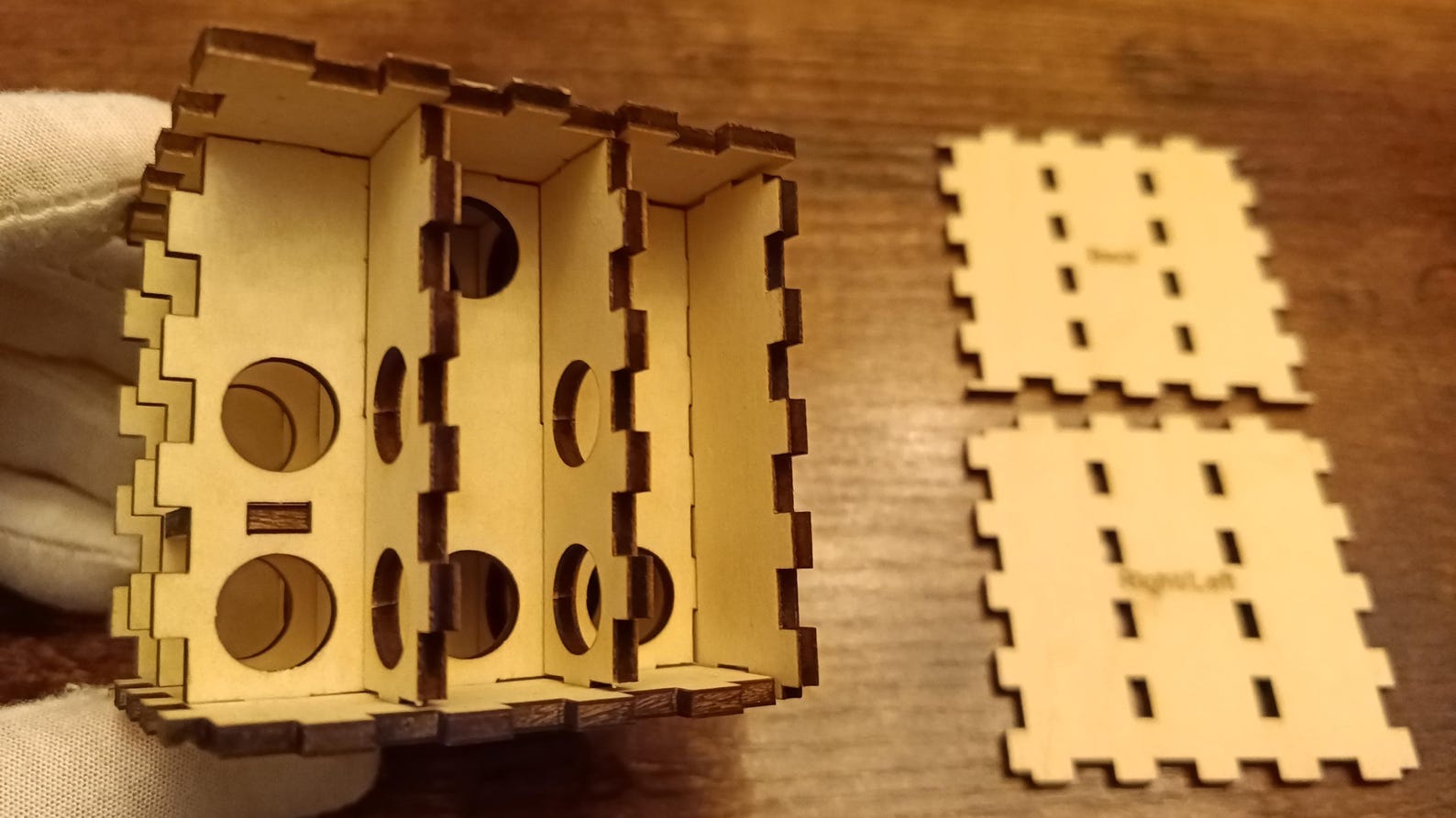 Wooden Maze Puzzle Box - DIY 3D Puzzle Cube, Challenging Brain Teaser ...