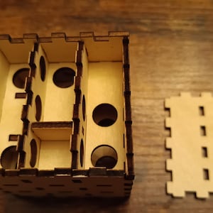 Wooden Maze Puzzle Box - DIY 3D Puzzle Cube, Challenging Brain Teaser ...
