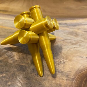 Bullet Burr Brainteaser Puzzle Design 3 - Six Interlocking .308 ...