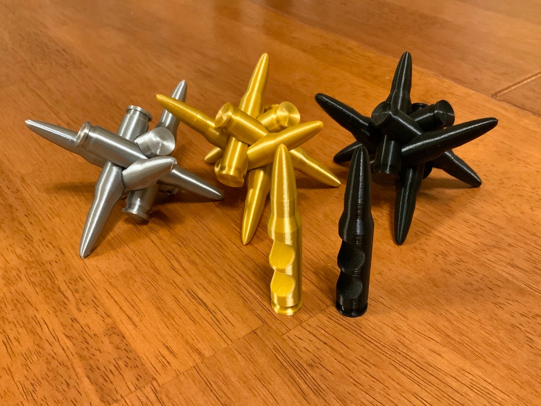 Bullet Burr Brainteaser Puzzle Design 1 - Six Interlocking .308 ...