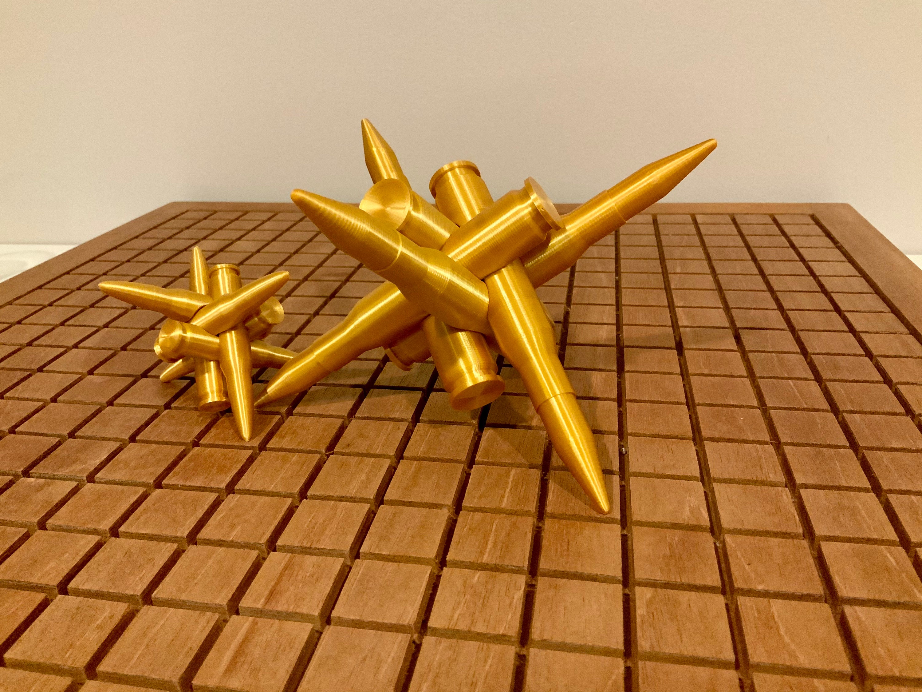 50 BMG Bullet Burr Brainteaser Puzzle 3 - Six Interlocking .50 BMG ...