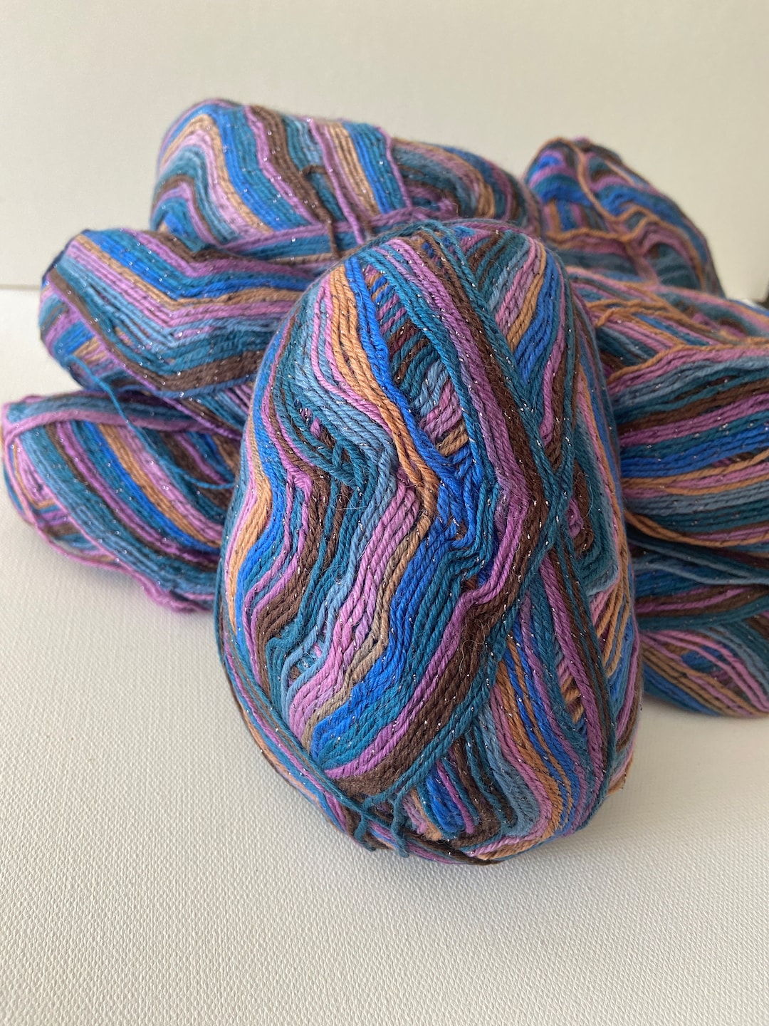 Scrappy Socks Yarn Self Patterning Sock Yarn Wool Blend Sock Yarn ...