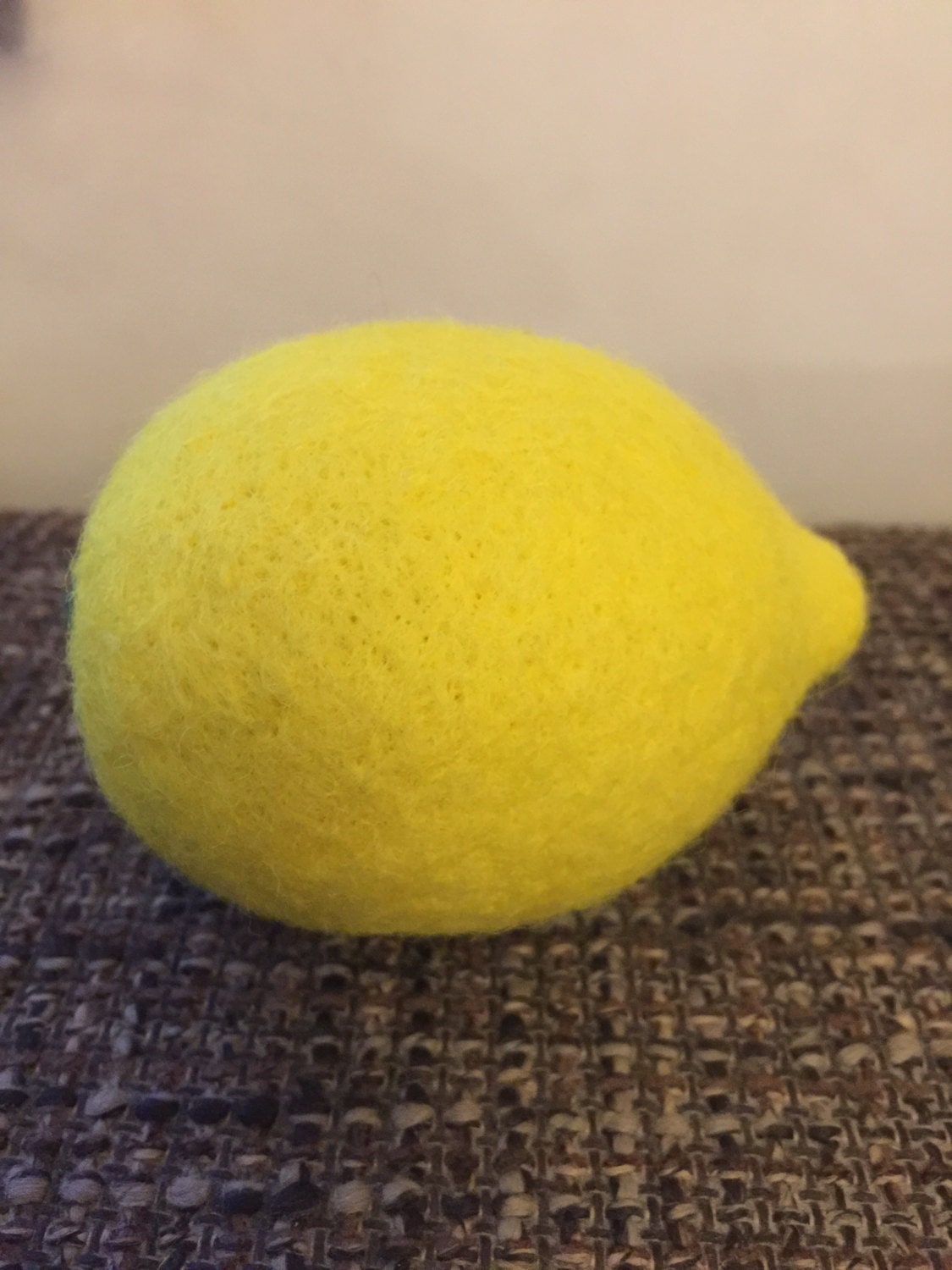 Lemon Needle Felted Fruit Kitchen Decor Play Food Waldorf Wool ...