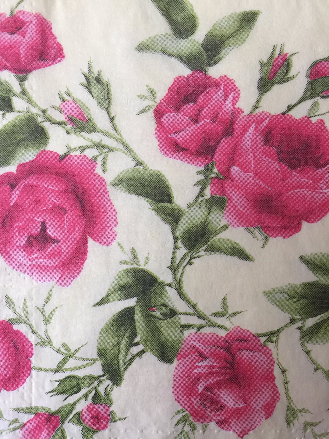 4 Decoupage Napkins Roses Paper Napkins - Etsy