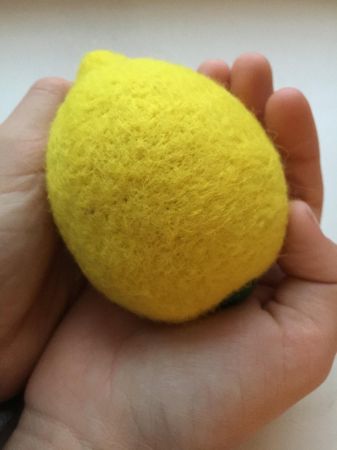 Lemon Needle Felted Fruit Kitchen Decor Play Food Waldorf Wool ...