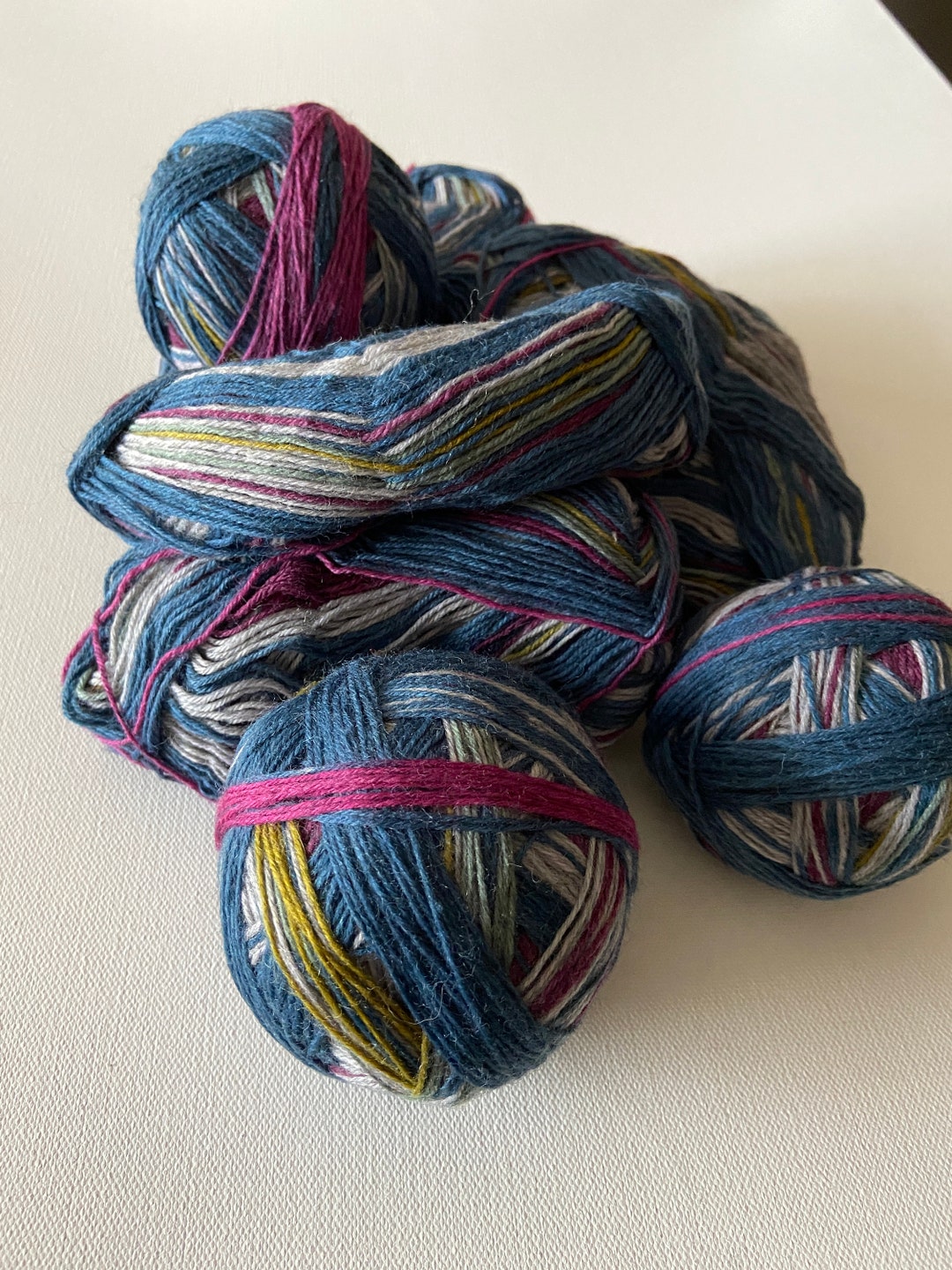 Scrappy Socks Yarn - Self Striping Sock Yarn - Wool Blend Sock Yarn ...