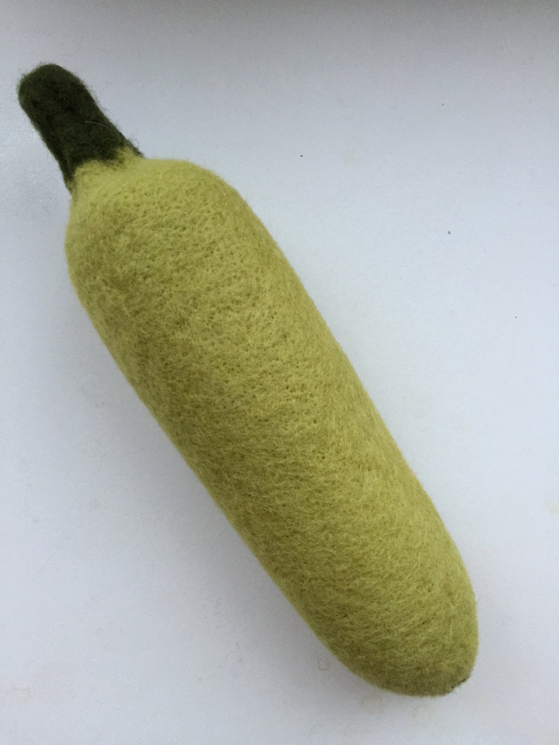 Zucchini Needle Felted Vegetable Kitchen Decor Play Food Waldorf Wool ...
