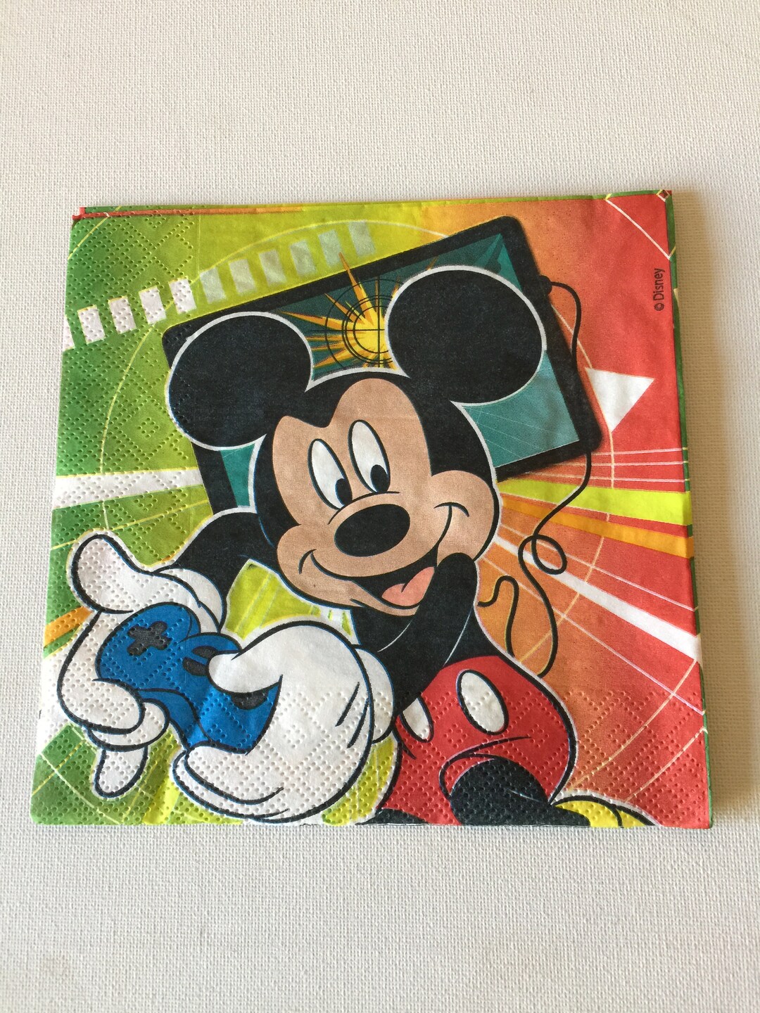 Paper Napkins for Decoupage Mickey Mouse Donald Duck Set 4 Children ...