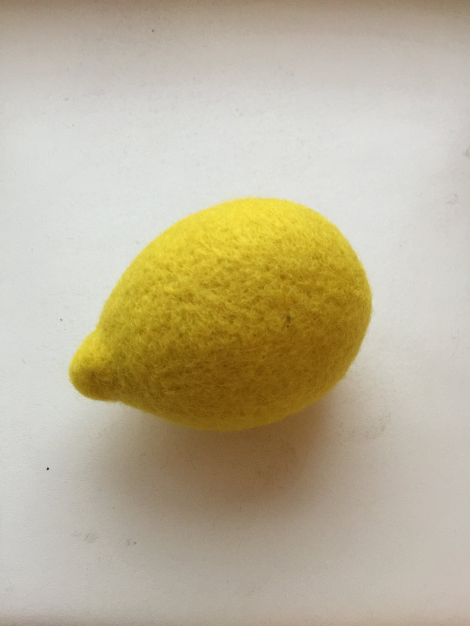 Lemon Needle Felted Fruit Kitchen Decor Play Food Waldorf Wool ...