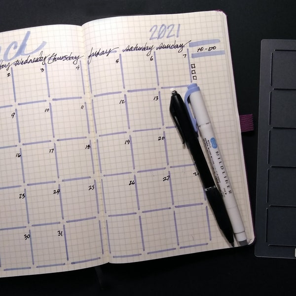 Snap on Calendar - Etsy