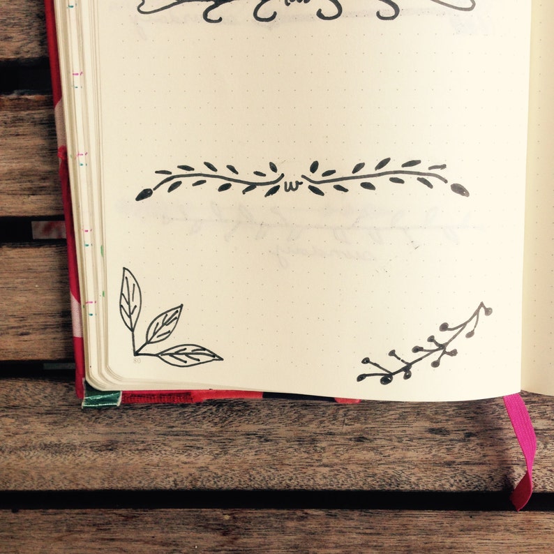 Boho Theme Bullet Journaling Stencil Adds a Free Spirited - Etsy UK