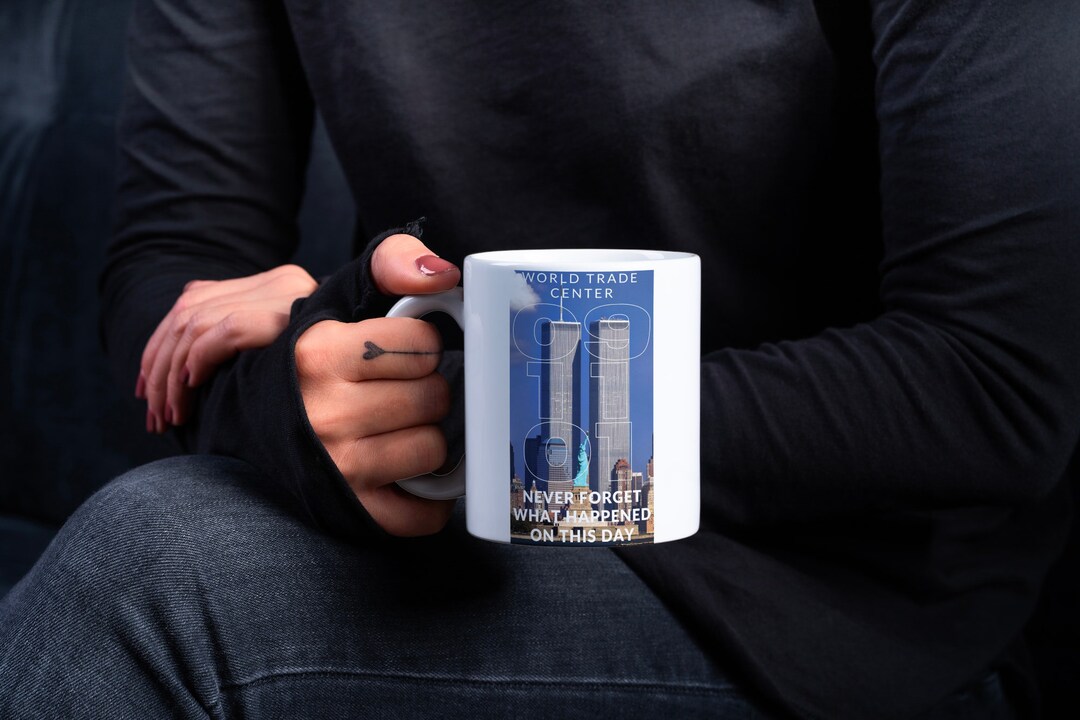 Never Forget Twin Towers 9/11 Ceramic Mug 11oz Memorabilia - Etsy