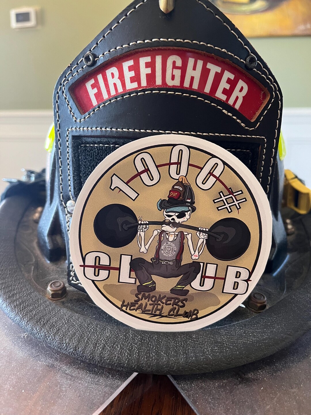 1000 Pound Club Firefighter Sticker – 4 Inch Decal - Etsy