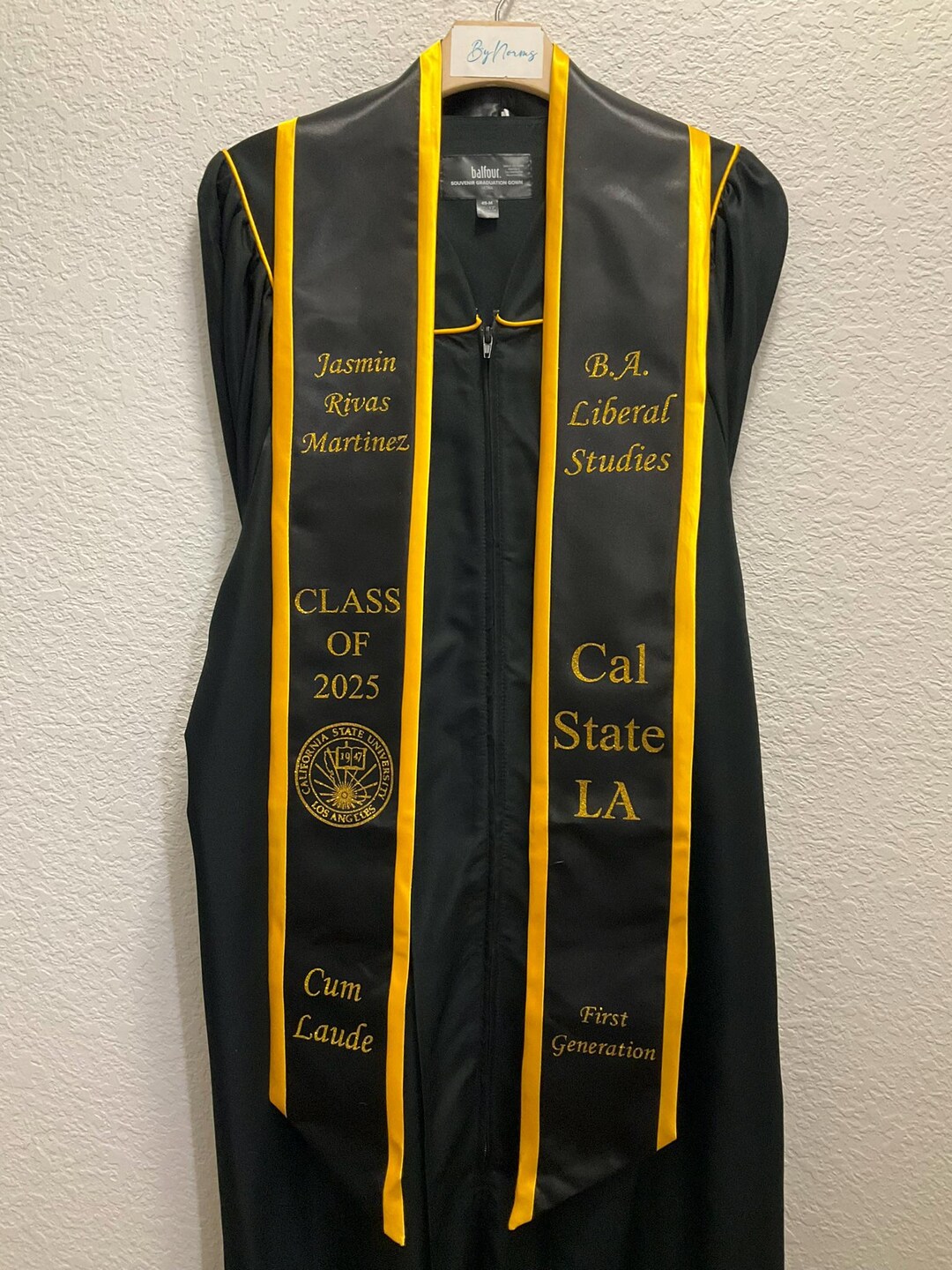 Class of 2026 Graduation Sash, Personalized Graduation Sash, Cal Sate ...