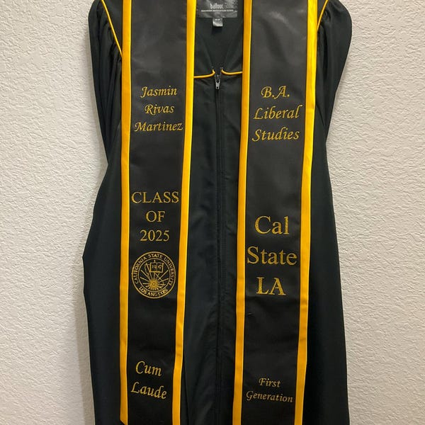 Csulb Graduation Sash - Etsy