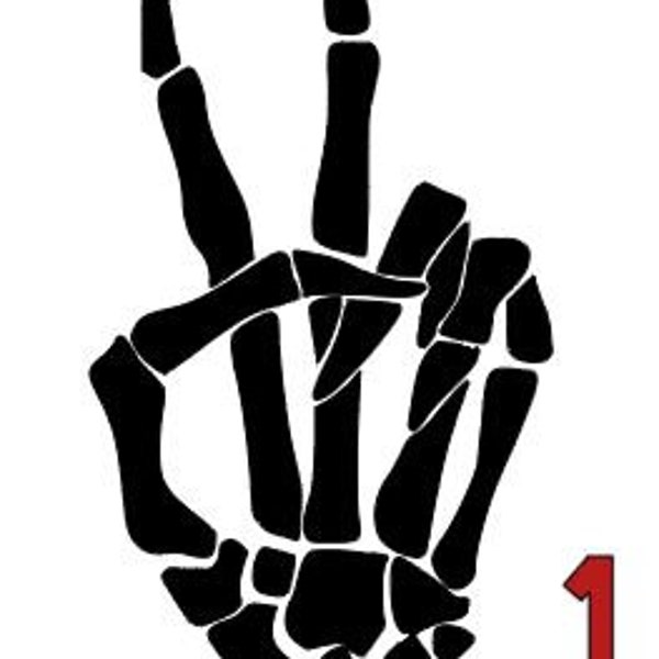Skeleton Hand Rock on Sign Car Decal - Etsy