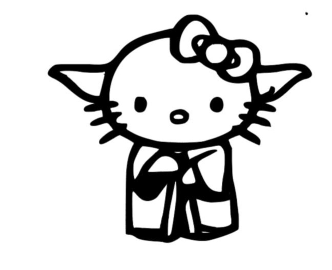 Kitty Star Wars Decals, Star Wars Decals, Hello Kitty Decals, Storm ...