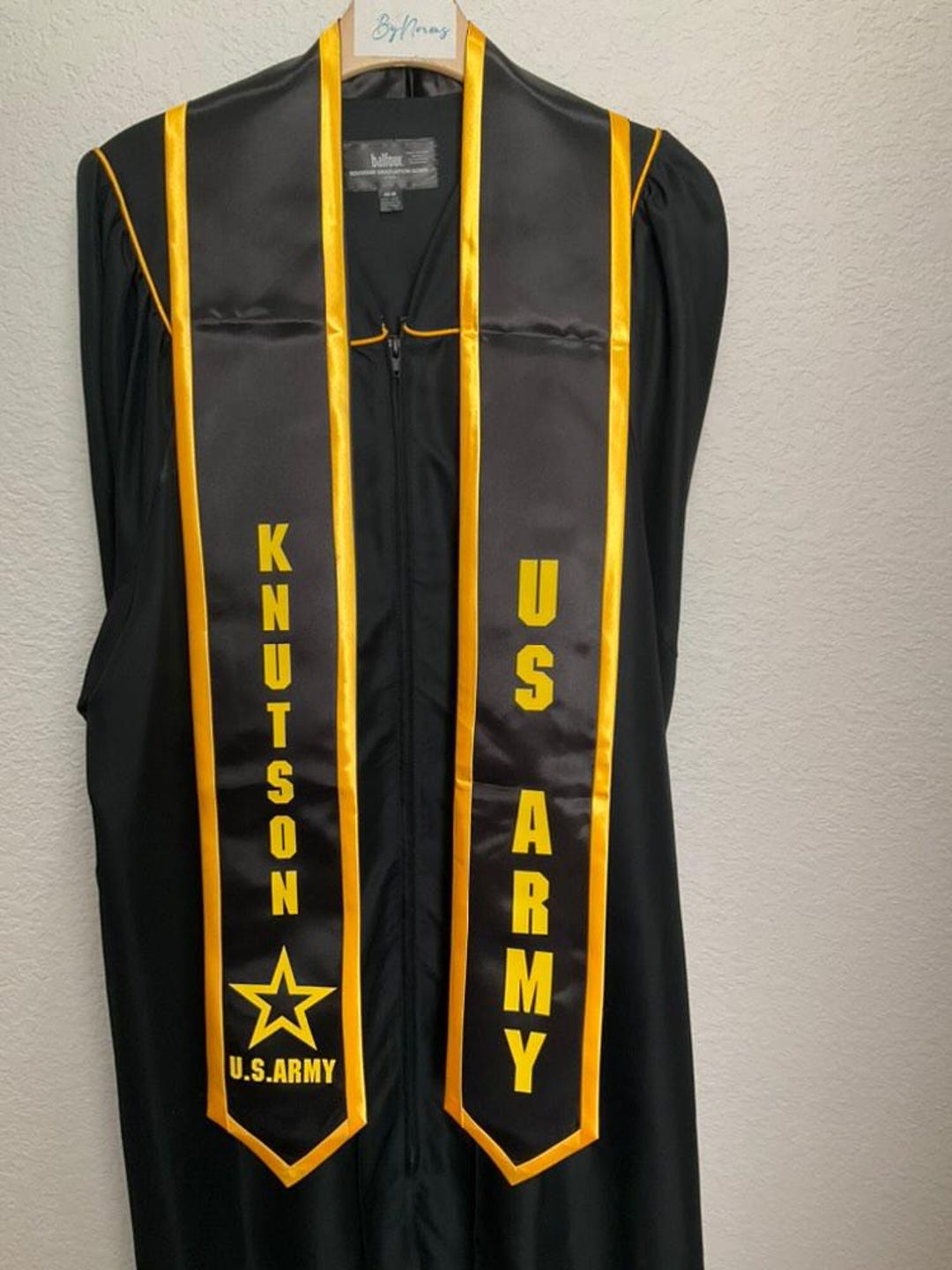 ARMY Personalized Graduation Sash, Personalized Stoles, Graduation ...