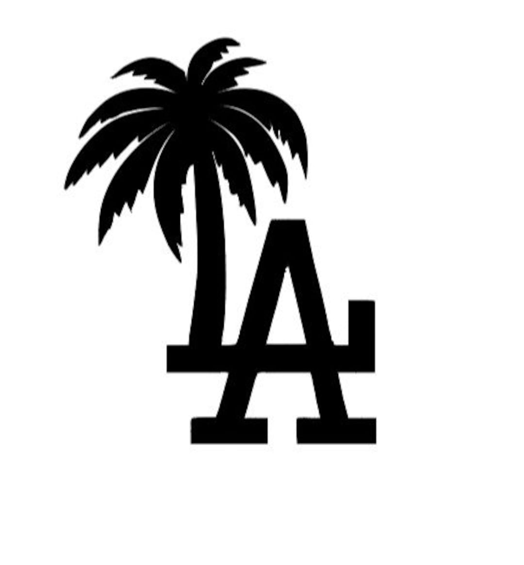 Los Angeles Decal, LA Decal, LA Palm Tree Decal, I Love LA, Los Angeles ...