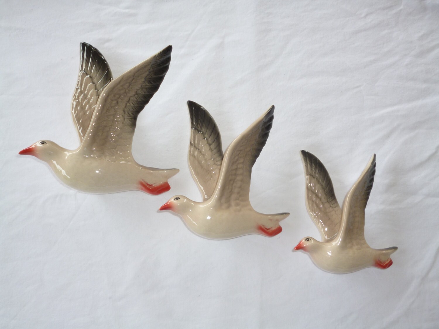 Ceramic Wall Hanging Seagulls. Bathroom , Beach House Etc - Etsy Australia