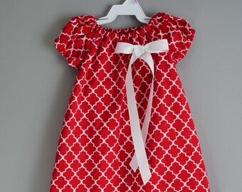 Red baby dress | Etsy