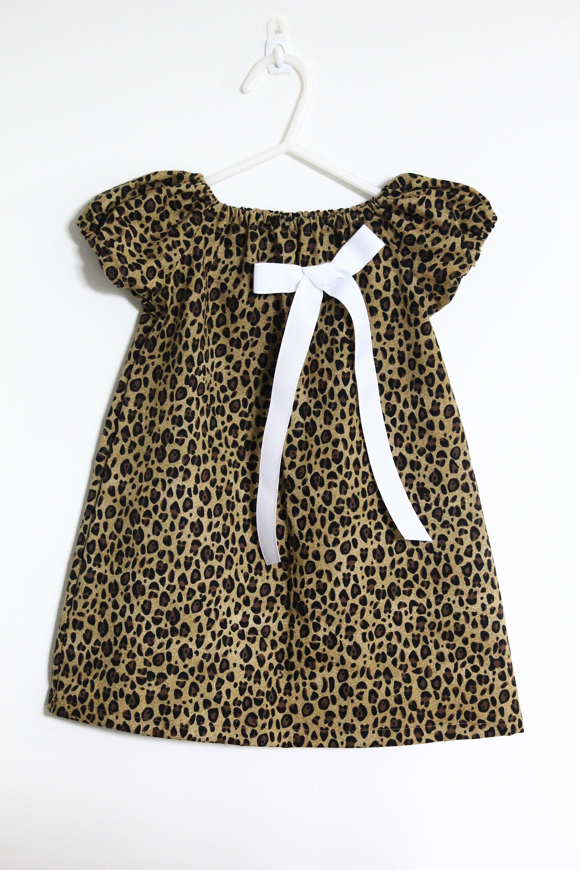 Cheetah Girl Dress Cheetah Baby Dress Fall Girls Dress - Etsy