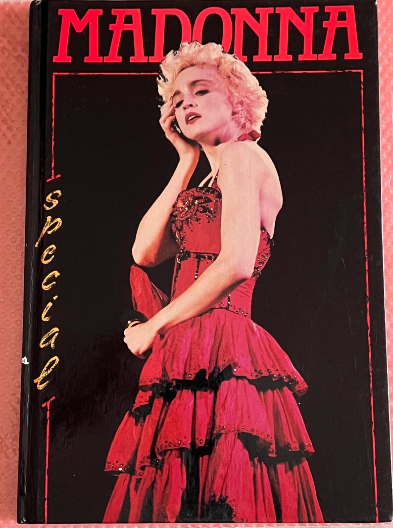 Rare* * Vintage Madonna 1989 European Tour Concert Hard Cover Book - Etsy