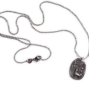 Howling Wolf Pendant - Pewter Pendant - Howling Moon Pendant - Wolf ...