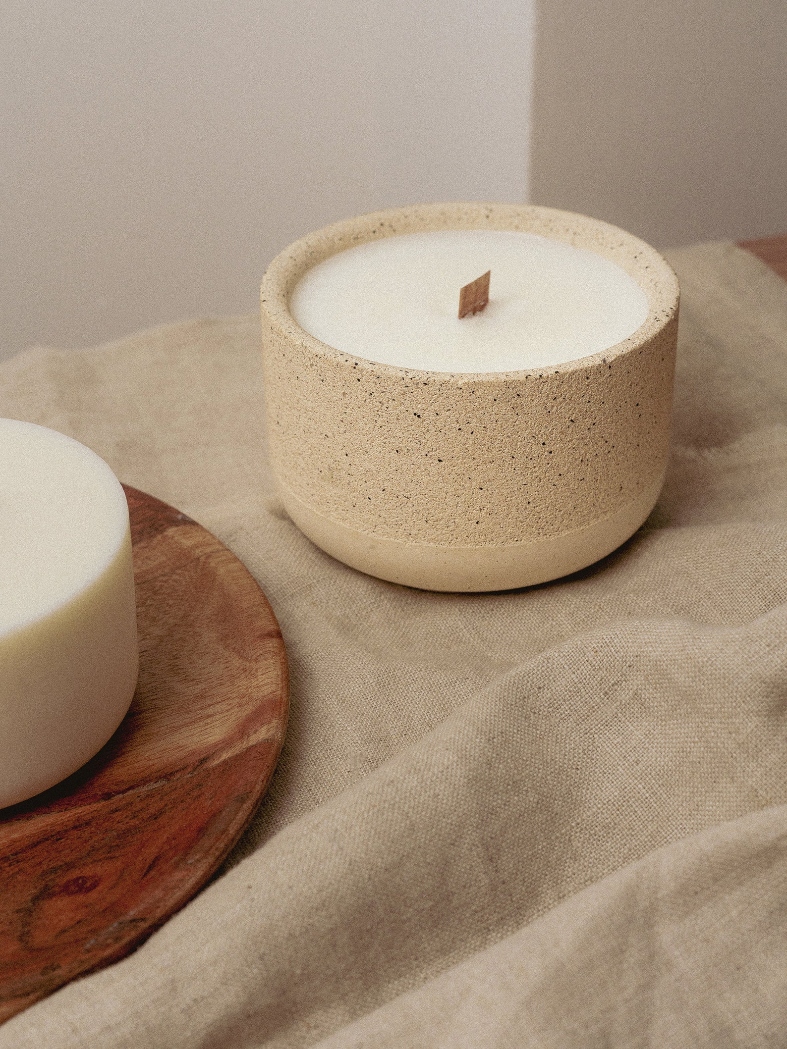 Rose & Lemon Leaf Refill, Botanical Soy Wax Candle Refill, Wood Wick ...