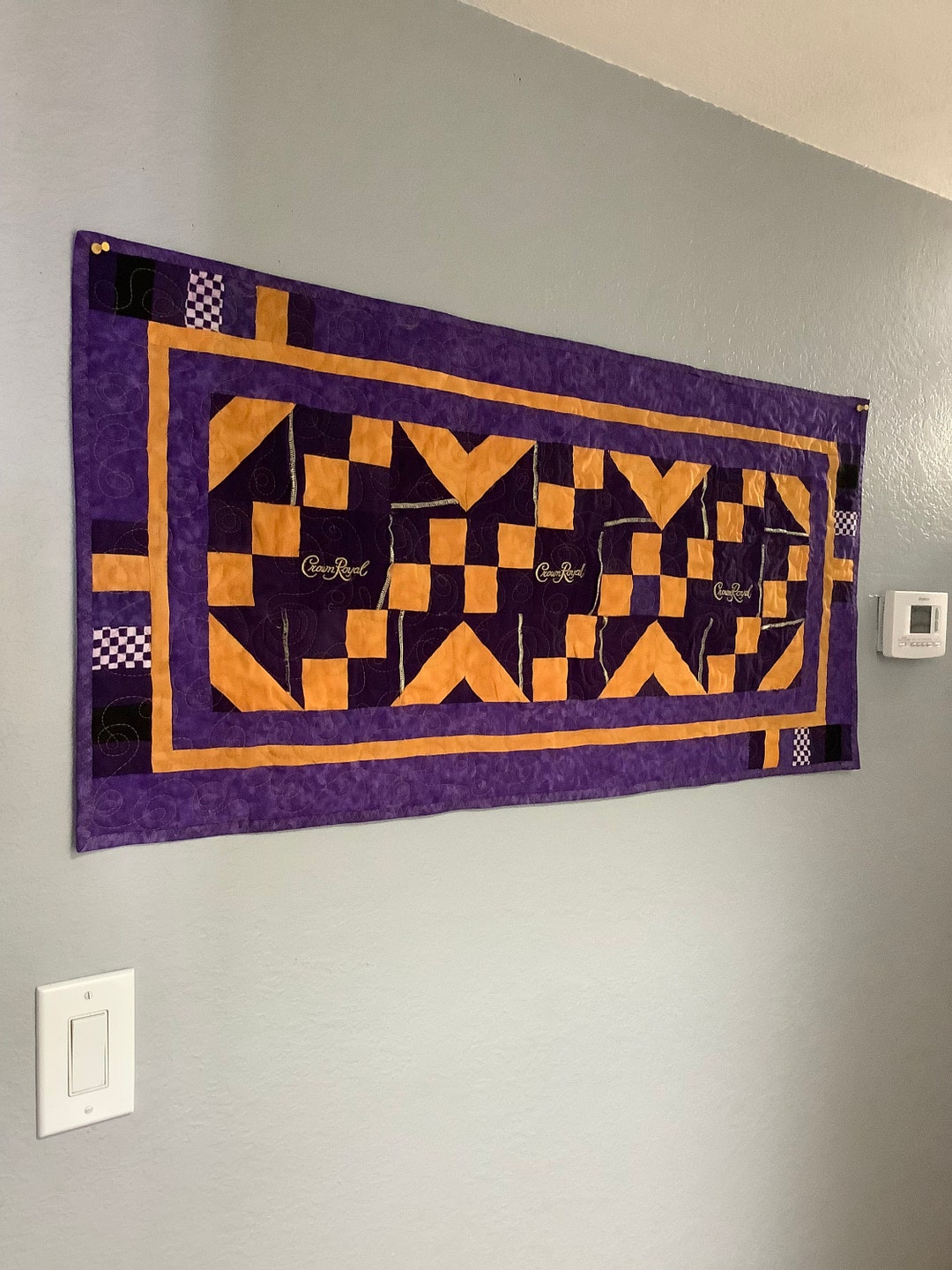 Table Runner, Crown Royal Table Runner, Crown Royal Wall Hanging, Crown ...