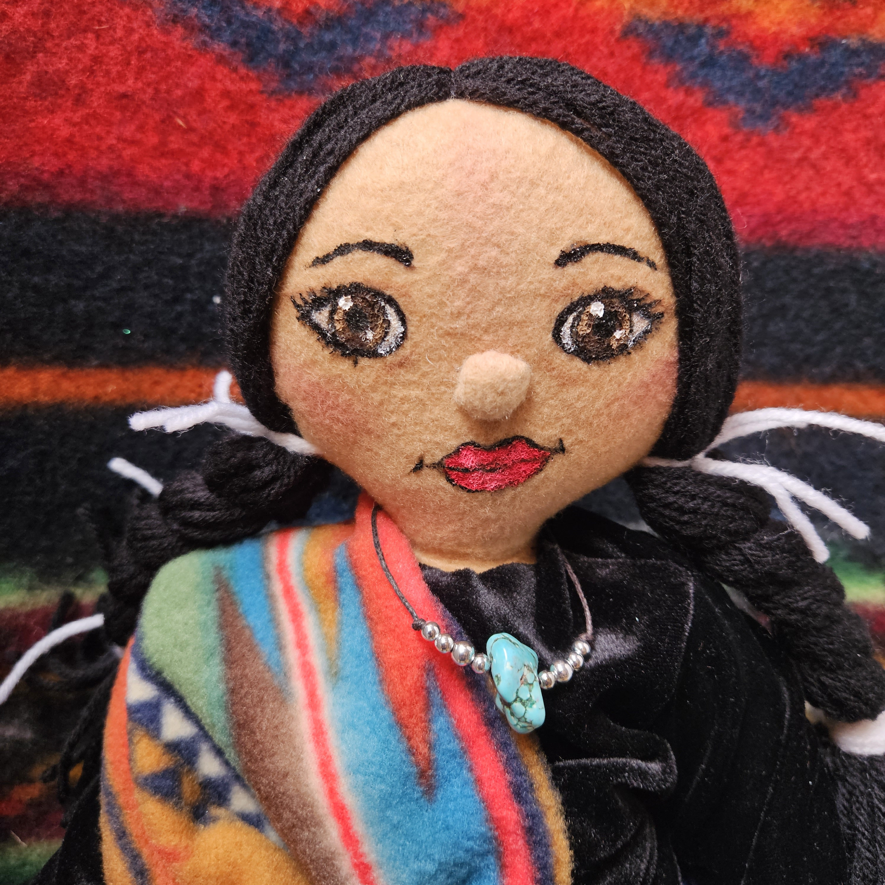 Doll Native American Rag Doll Felt Doll Girl Doll Cloth - Etsy