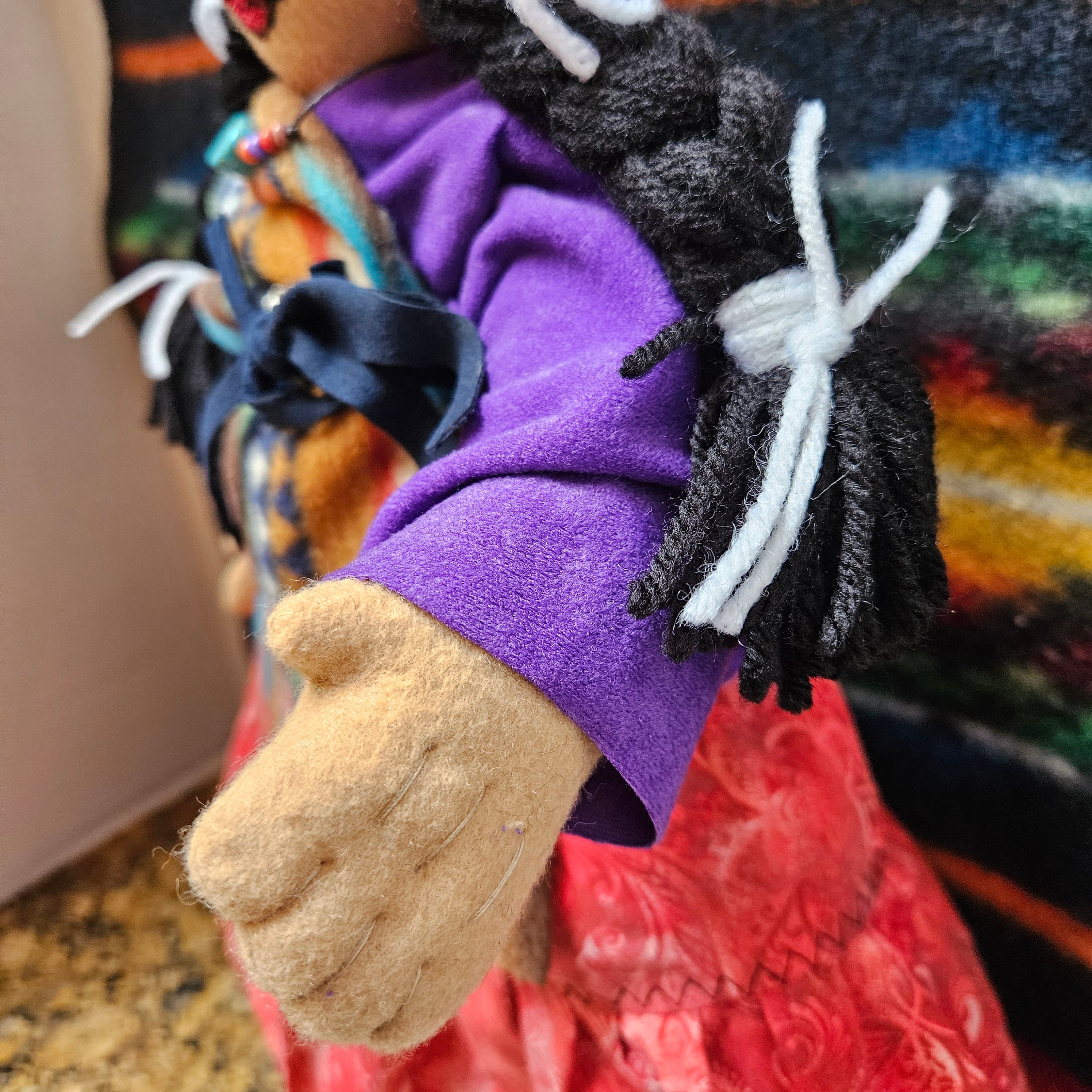 Native American Rag Doll Felt Doll Girl Doll Cloth Doll - Etsy
