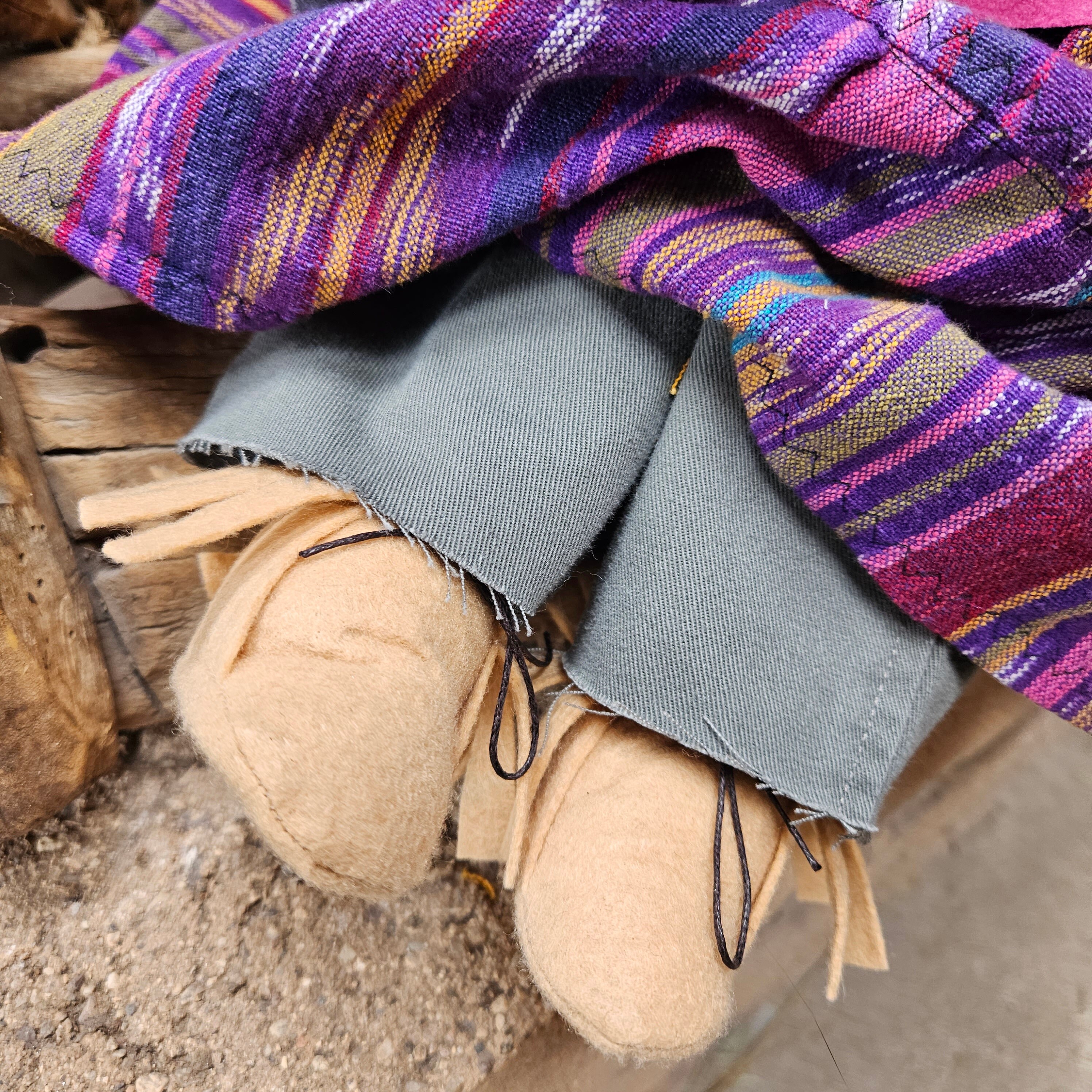 Native American Rag Doll Felt Doll Girl Doll Cloth Doll - Etsy