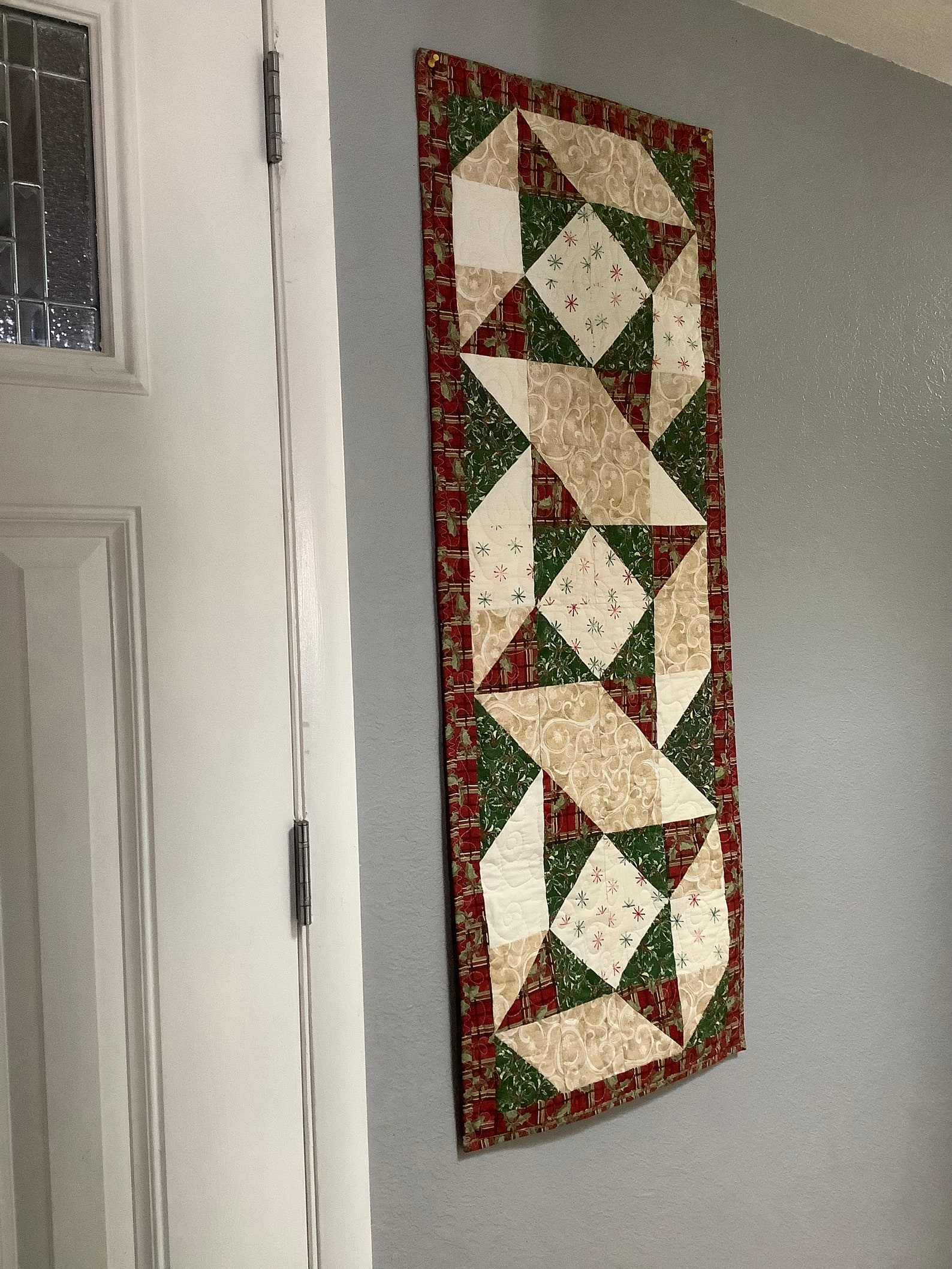 Table Runner, Christmas Table Runner, Shining Star Table Runner, Holiday Table Runner, Star ...