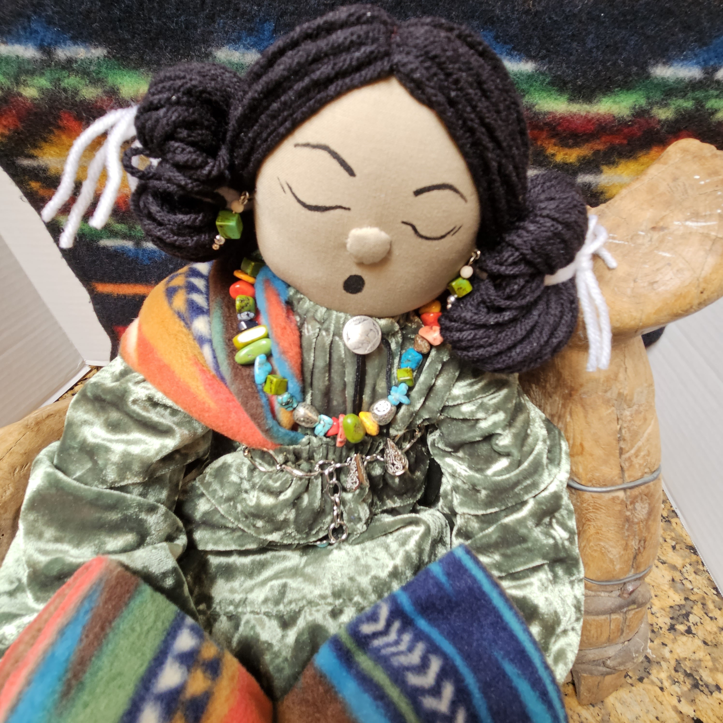 Native American Story Teller Dolls, Cloth Storyteller, Hopi Storyteller ...