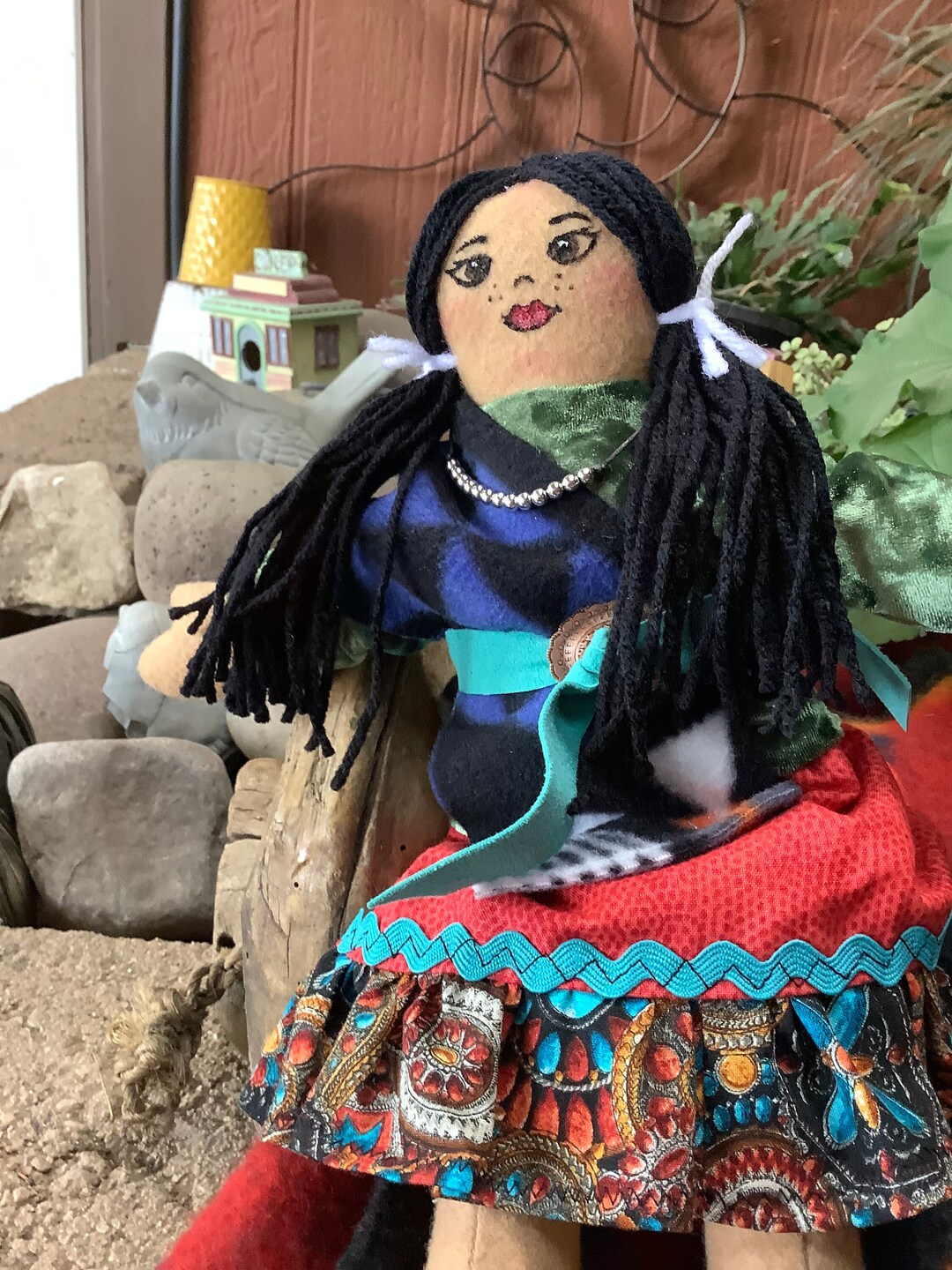 Native American Rag Doll, Rag Doll, Felt Doll, Baby Doll - Etsy