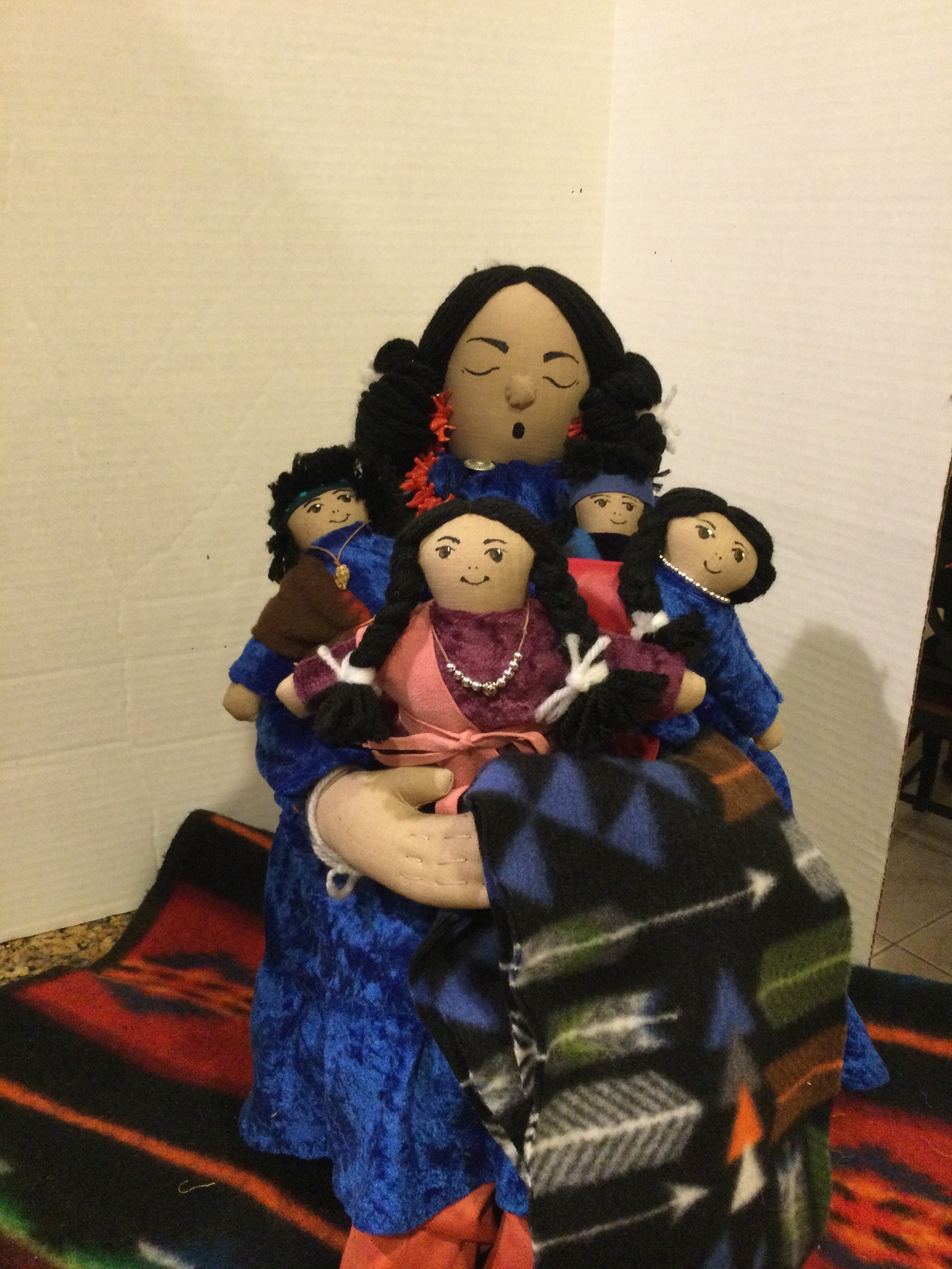 Native American Story Teller Dolls Cloth storyteller Hopi | Etsy