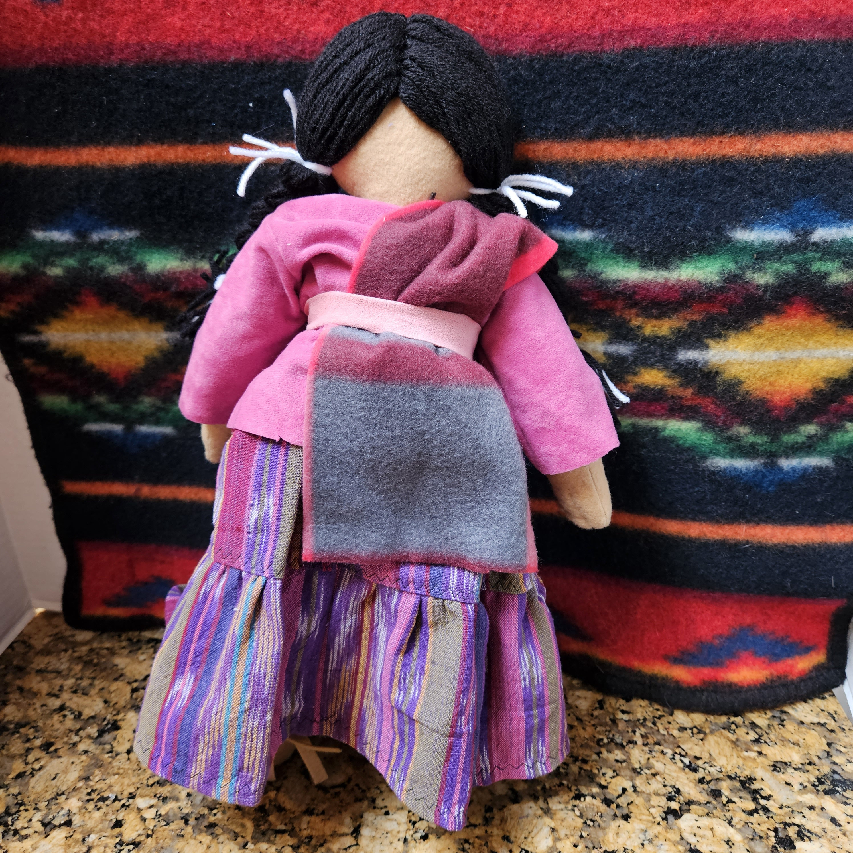 Native American Rag Doll Felt Doll Girl Doll Cloth Doll - Etsy