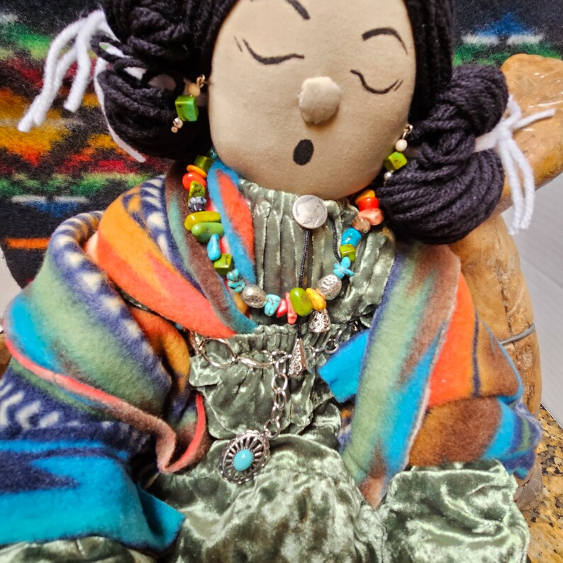 Native American Story Teller Dolls, Cloth Storyteller, Hopi Storyteller ...