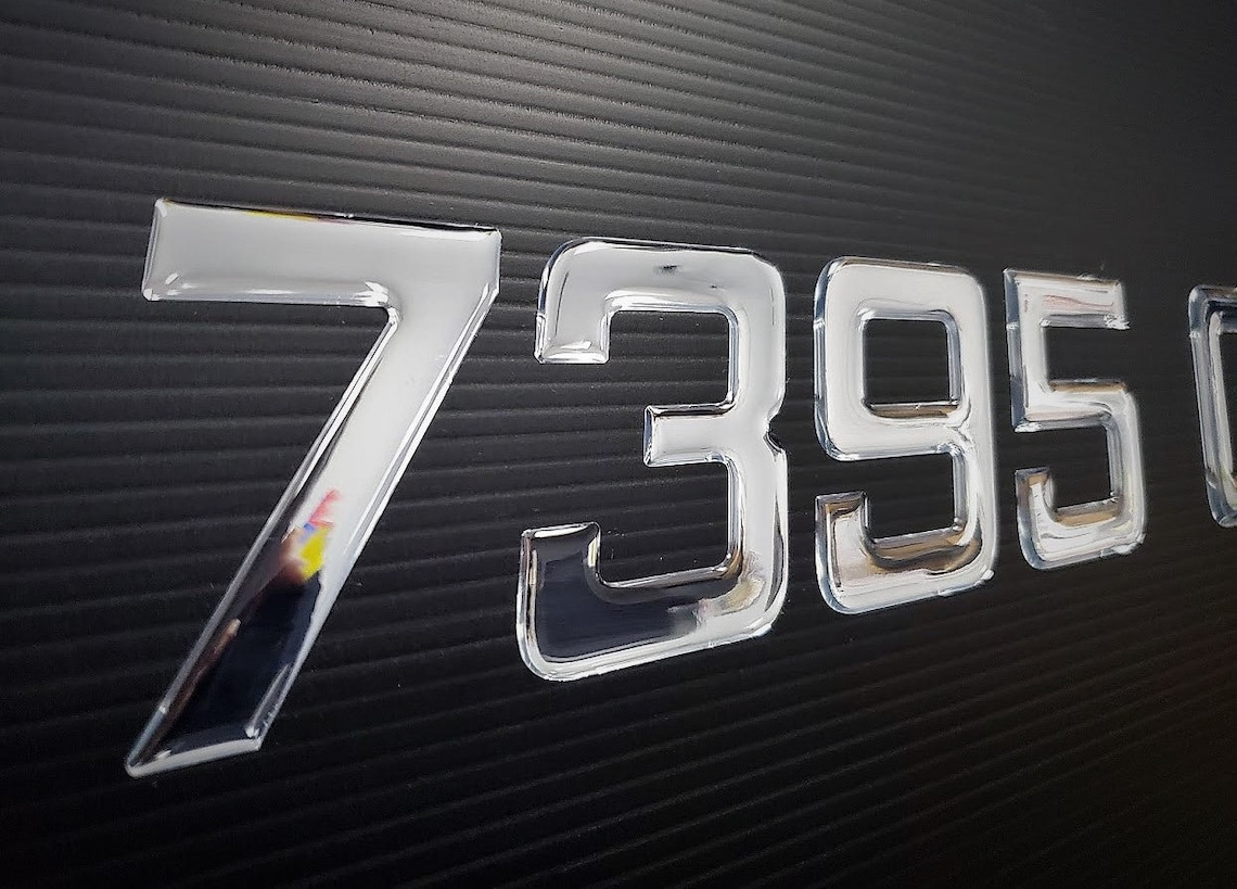 Boat Registration Numbers Domed Decals Stickers (set) - Etsy