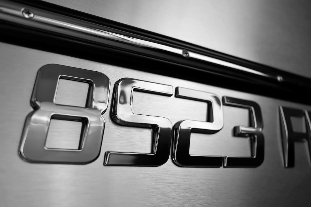 Sport Series Chrome Emblem Boat Registration Numbers 3D Raised ...