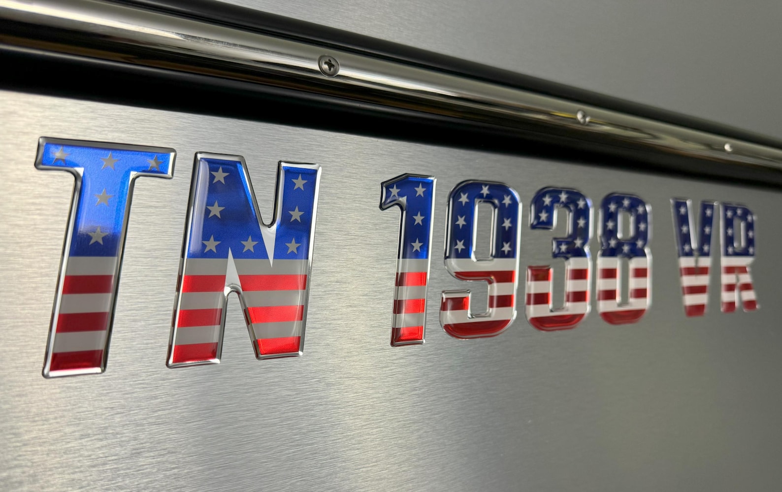 USA Boat Registration Numbers: 3" Domed Decals, Sleek Italic Font - Etsy