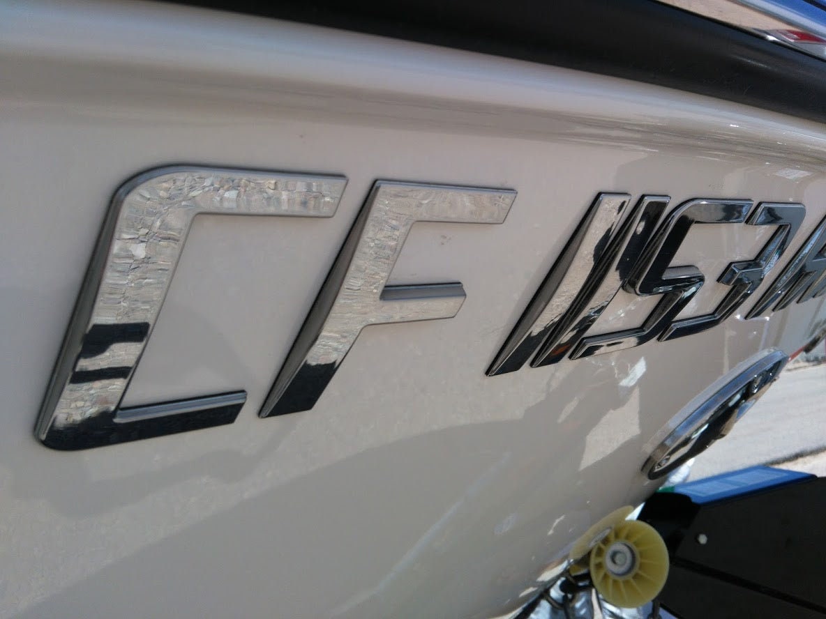 Sport Series Chrome Emblem Boat Registration Numbers 3D Raised - Etsy