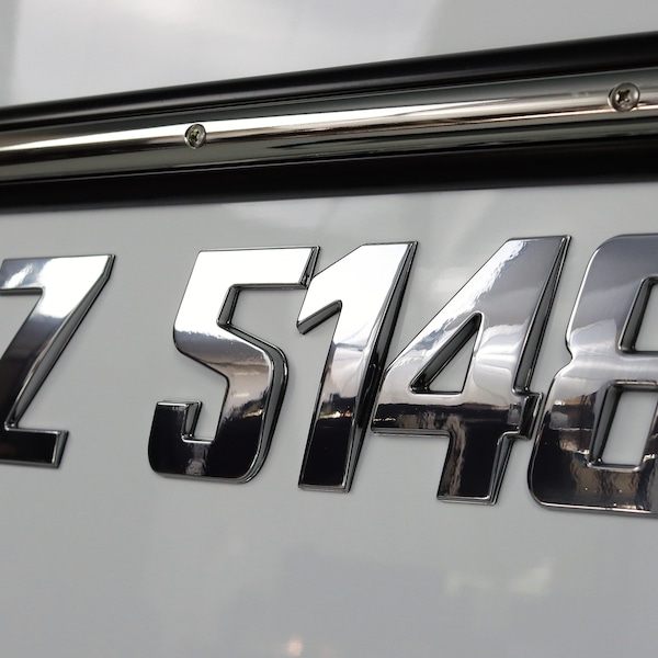 Chrome Boat Letters - Etsy