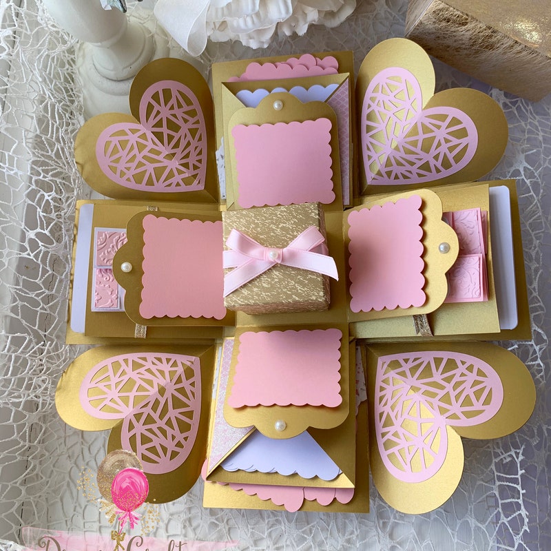 Exploding Box Template - Etsy