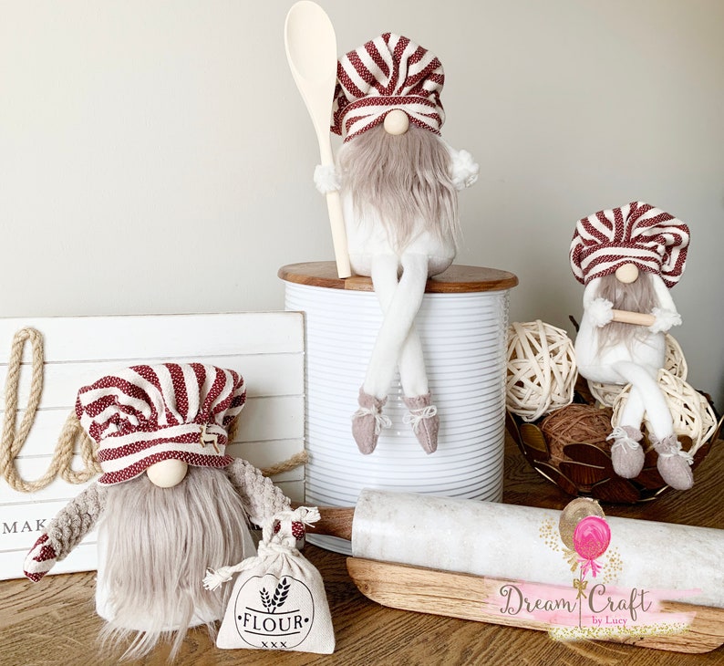 Kitchen Gnomes Scandinavian Gnomes kitchen decor Nisse Tomte | Etsy