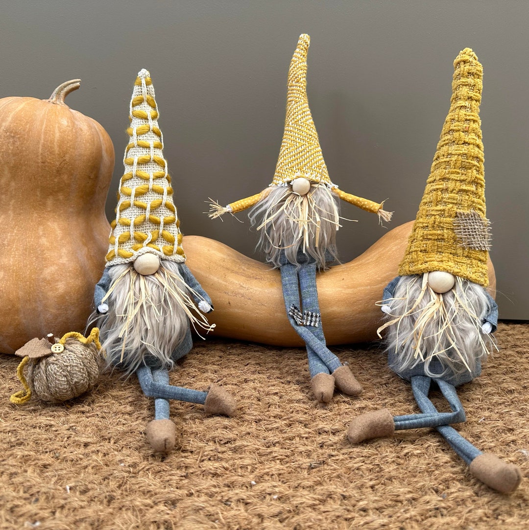 Scarecrow Gnomes With Legs, Fall Gnomes Farmhouse Decoration, Holiday ...